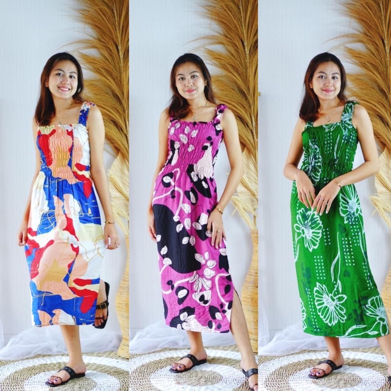 Jual Daster Bali / Dress Long Kerut Bali ( RANDOM ) | Shopee Indonesia