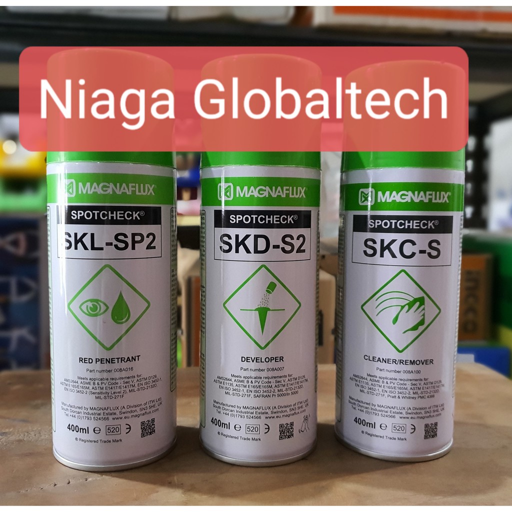 Jual MAGNAFLUX SPOTCHECK DEVELOPER PENETRANT CLEANER | Shopee Indonesia