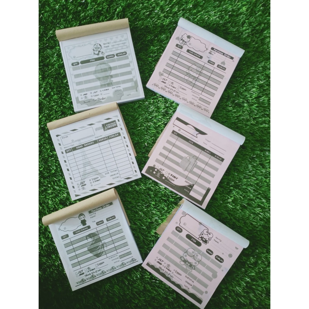 Jual [NOTA RANGKAP UKURAN 1/6 FOLIO] NOTA ONLINESHOP 2PLY / NOTA OLSHOP ...