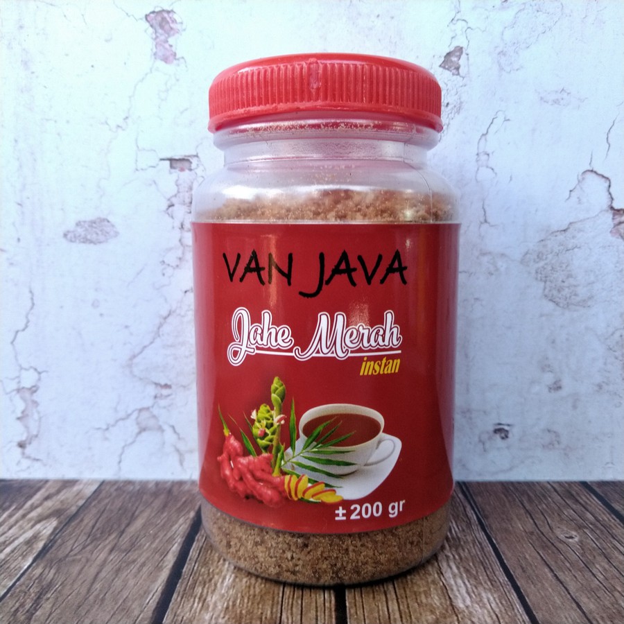 Jual Jahe Merah Bubuk Instan VAN JAVA 200 Gram | Shopee Indonesia