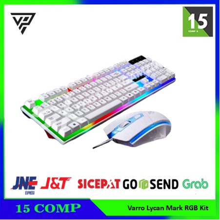 Jual Keyboard Gaming Varro Lycan & Mouse Mark RGB Kit | Shopee Indonesia