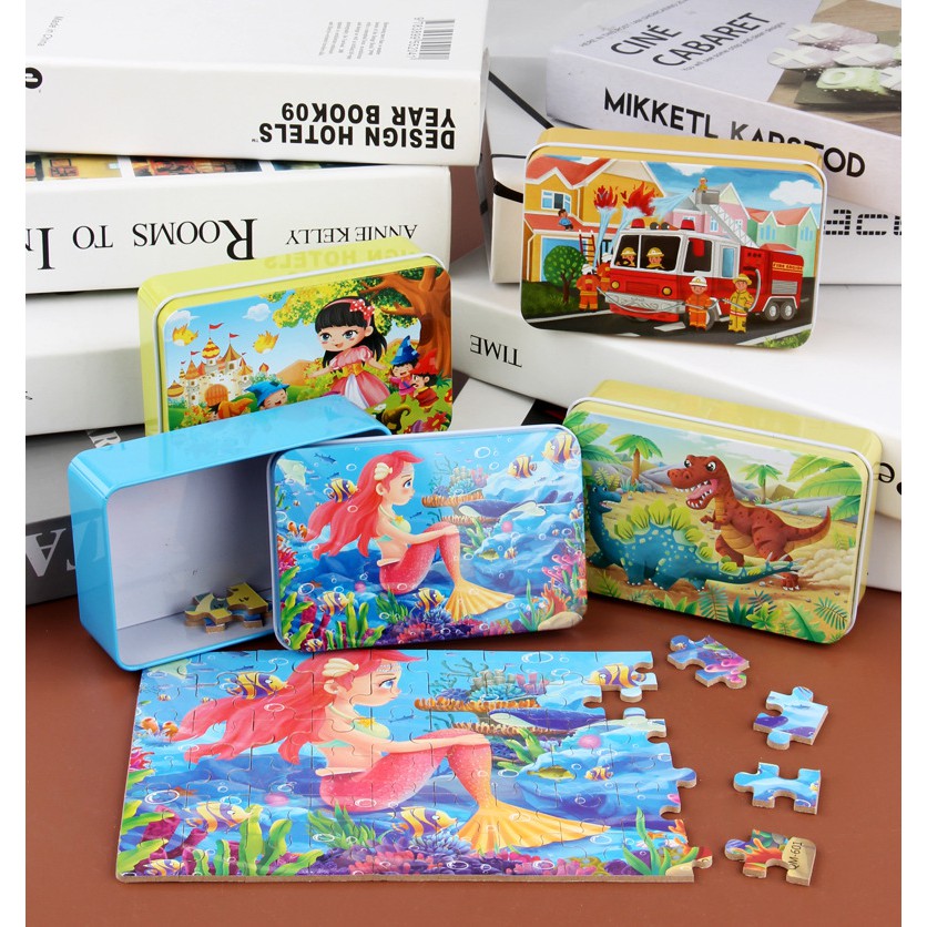 Jual 60 KEPING PUZZLE KAYU BOX BESI PUZZLE JIGSAW WOODEN | Shopee Indonesia