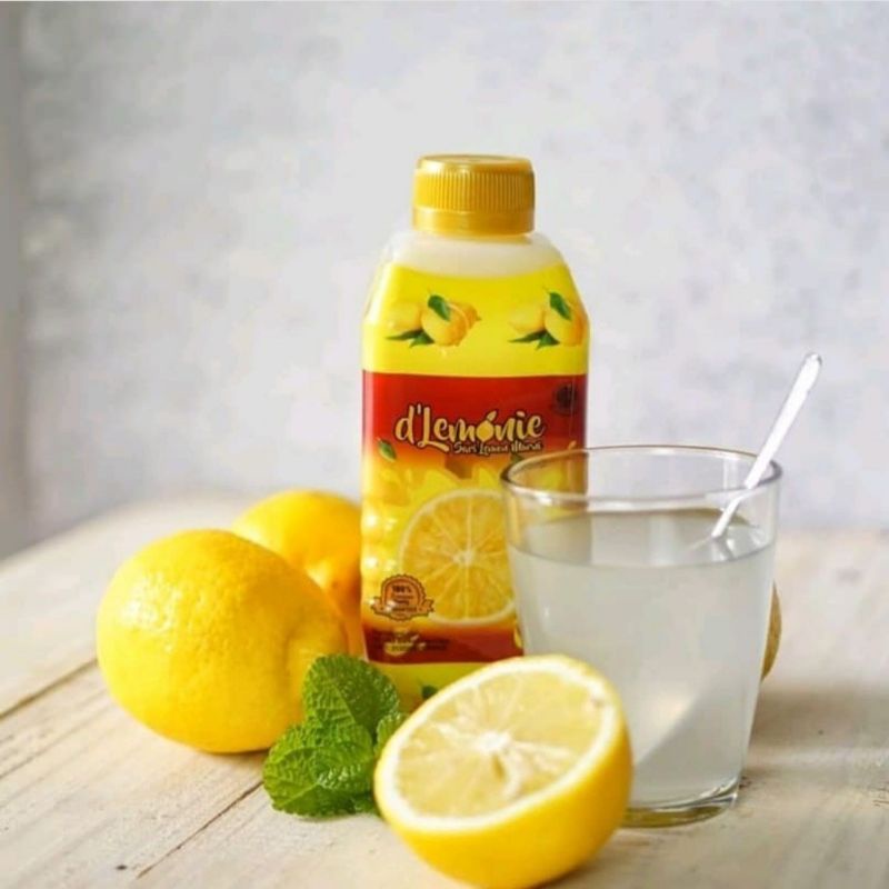 Jual D'Lemonie Sari Lemon Murni lemon diet lemon peras 500 ML | Shopee ...