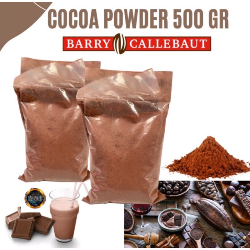 Jual bubuk coklat /Cocoa Powder Barry Callebaut kemasan 500 Gr | Shopee ...