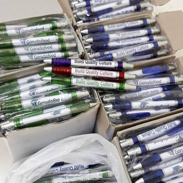 Jual Pulpen Pen Bolpoin Seminar Souvenir Promosi Cetak Logo Perusahaan ...