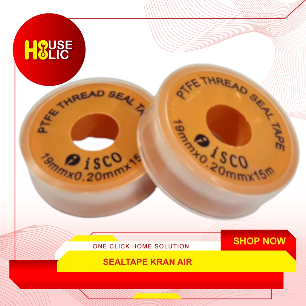 Jual Seal Tape Jumbo / Sealtape Besar Isolasi Pipa Kran Keran Air ...
