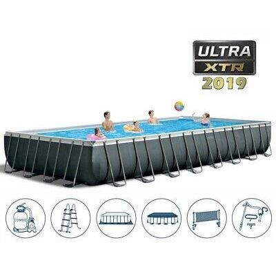 Jual Kolam Renang INTEX ULTRA FRAME XTR RECTANGULAR SET 26378 | Shopee ...