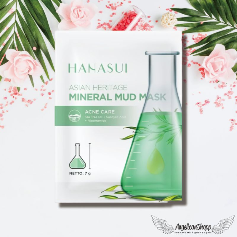 Jual HANASUI NATURGO MUD FACE MASK BLACK / HANASUI MINERAL MASK [ ECER ...