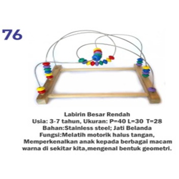 Jual Alat Peraga Edukatif Labirin Besar Rendah | Shopee Indonesia