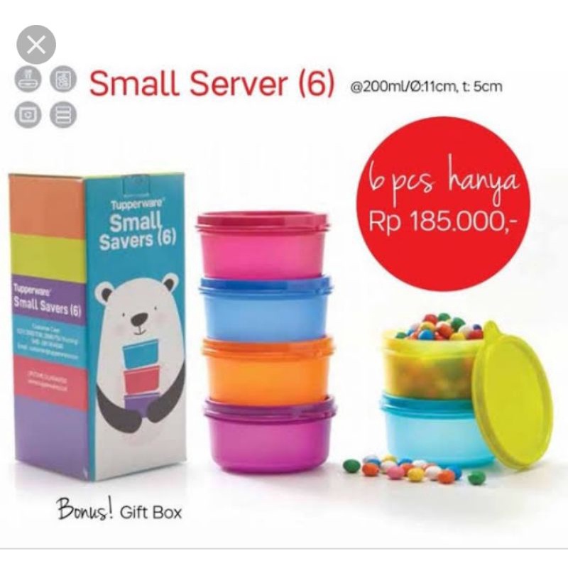 Jual Small server tupperware / bowl mini tupperware | Shopee Indonesia