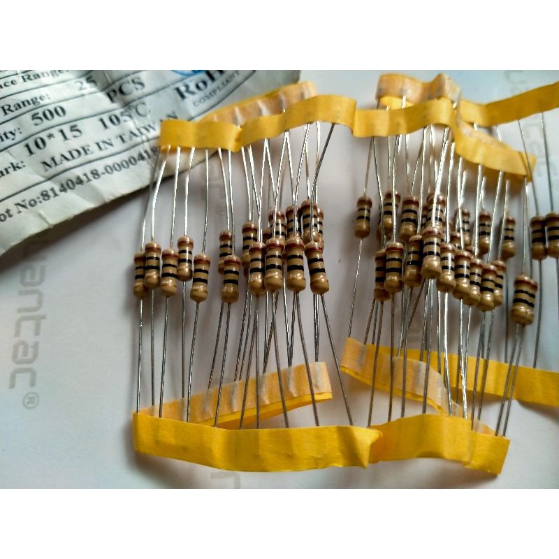 Jual Resistor 1/2 Watt 10 ohm | Shopee Indonesia