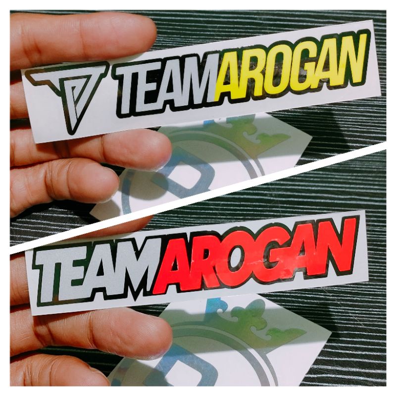 Jual stiker cutting team arogan | Shopee Indonesia