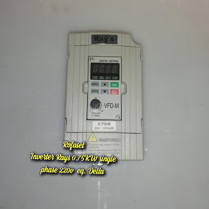 Jual Inverter speed control RAY'S VFD-M,equal DELTA | Shopee Indonesia