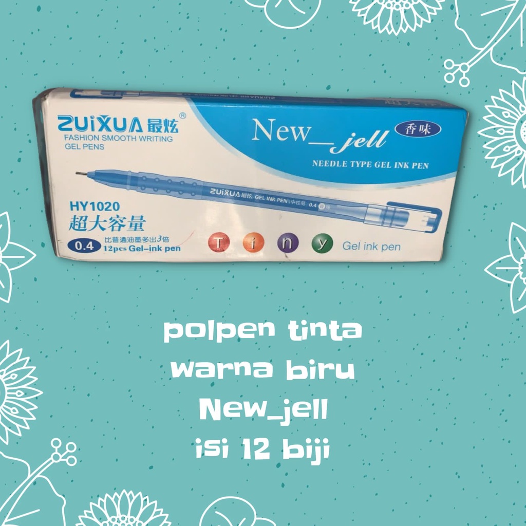 Jual polpen tinta/polpen jell/polpen warna biru/ polpen zuixua/polpen ...
