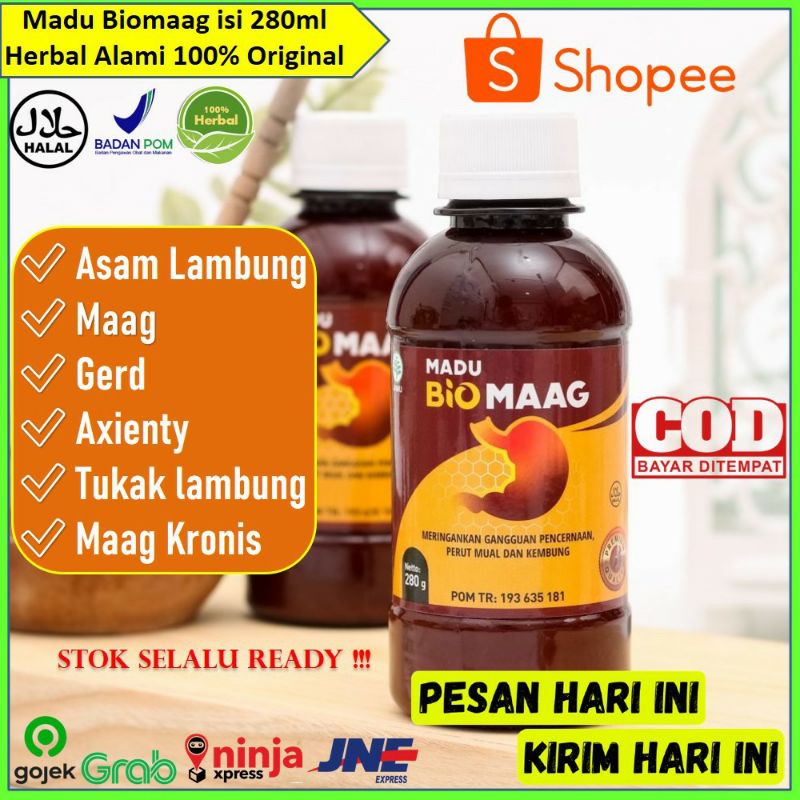 Jual Madu Biomaag Biosfera Biomag Obat Herbal Asam Lambung Original ...