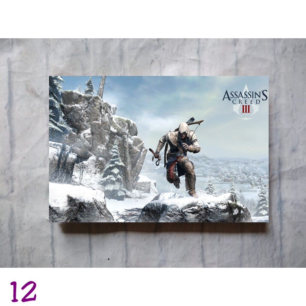 Jual POSTER DINDING AESTHETIC - Assassin Assassin's Creed 3 / Assassins ...