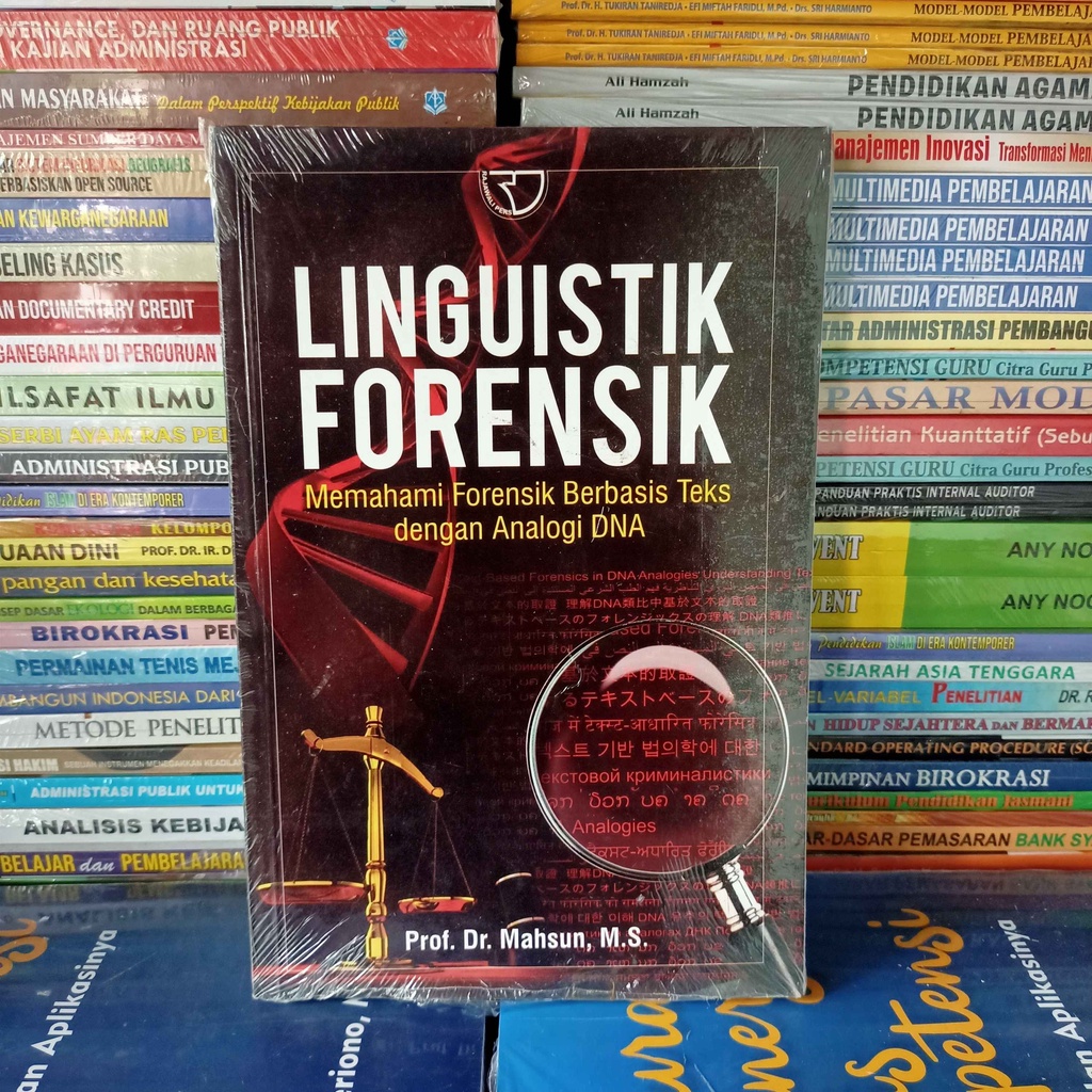 Jual Buku Linguistik Forensik Memahami Forensik Berbasis Teks Dengan ...