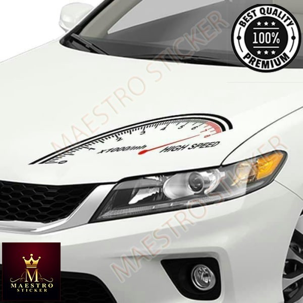 Jual M.STICKER Stiker Speedometer High Speed Rpm Cutting Sticker Kaca ...