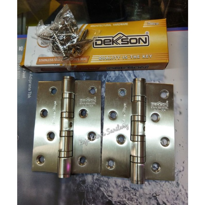 Jual Engsel Dekson NRP ESS DL 4"x3'x3mmx4BB SUS 304/Engsel pintu ...