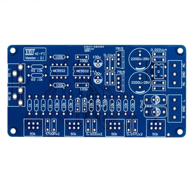 Jual PCB TONE CONTROL STEREO / PCB HIFI TONE KONTROL BASS MIDDLE TREBLE ...