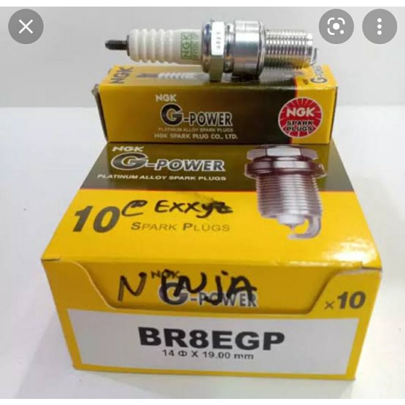 Jual (5 BIJI / PCS)busi NGK G-POWER racing ninja r ninja rr BR8EGP ...