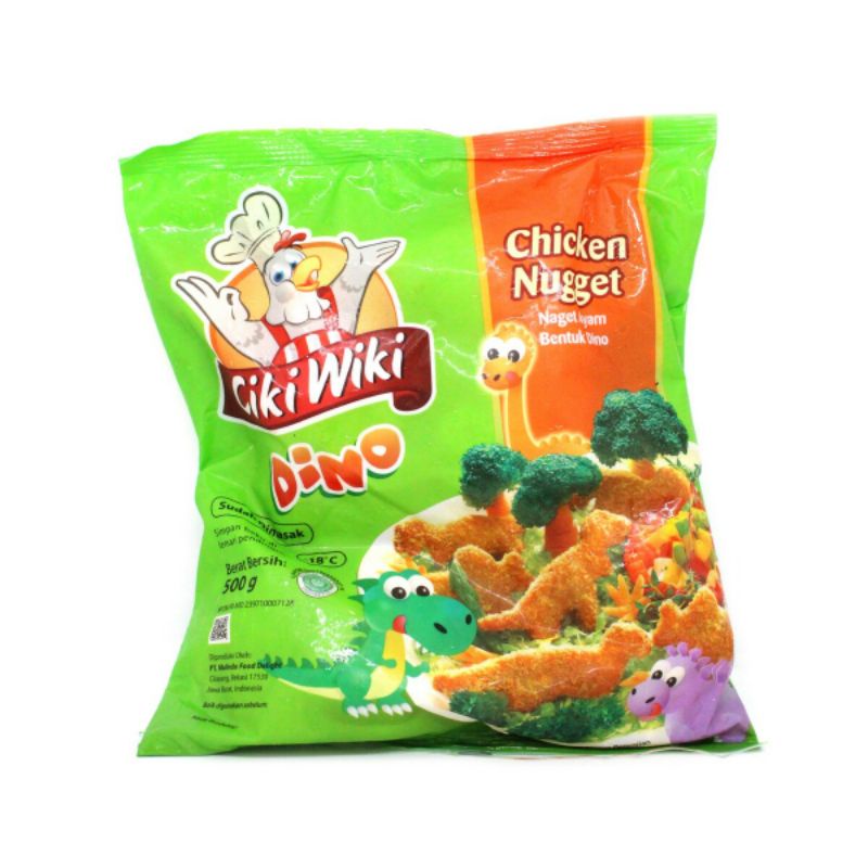 Jual Nugget ciki Wiki Dino 500gram cikiwiki | Shopee Indonesia