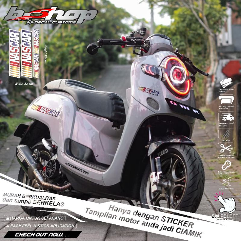 Jual Striping standar variasi motor matic dan bisa kesemua jenis motor ...