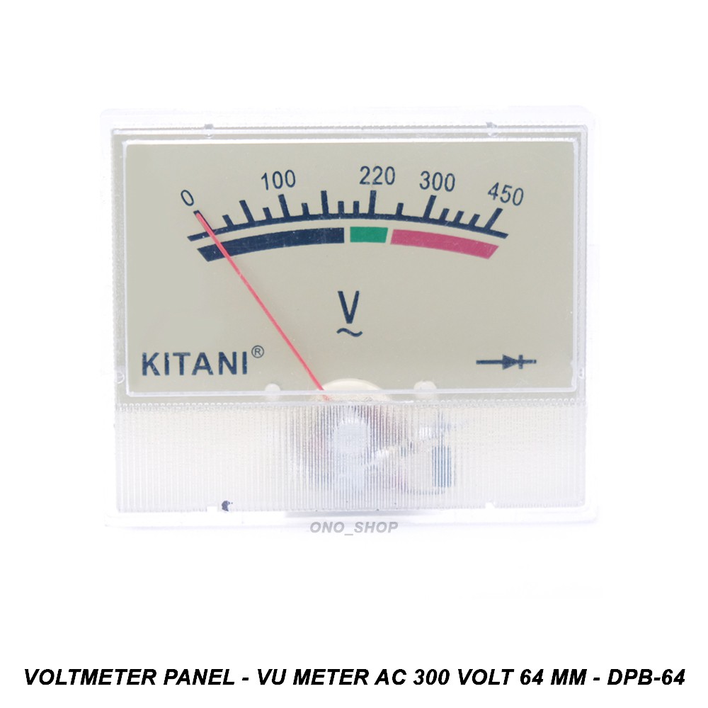 Jual Voltmeter Panel - VU Meter AC 300 Volt 64 mm - DPB-64 | Shopee ...