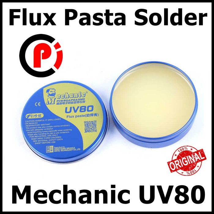 Jual Original Mechanic Flux Pasta Minyak Solder Kaleng UV 80 | Shopee Indonesia