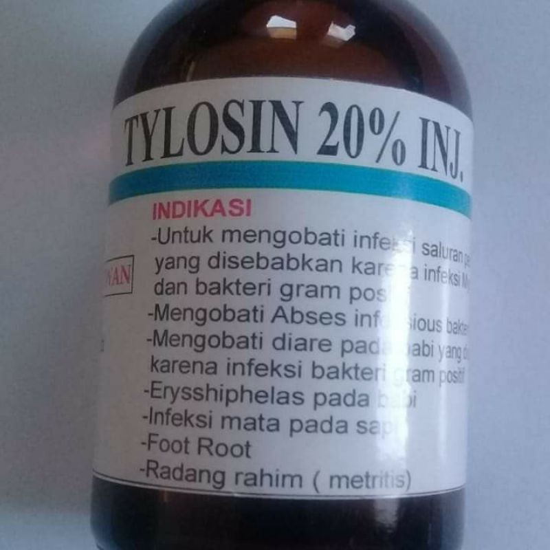 Jual Tylosin 20 % LA obat batuk. flu untuk sapi dan domba dll | Shopee ...