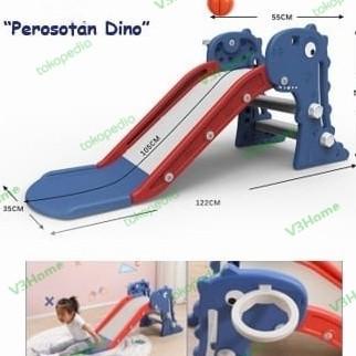 Jual Mainan Perosotan Anak Model Dino | Prosotan dengan Ring dan Bola ...