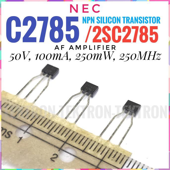 Jual Transistor C2785 2SC2785 NPN Silicon Tr 250MHz NEC tektron22 Kualitas Baik | Shopee Indonesia