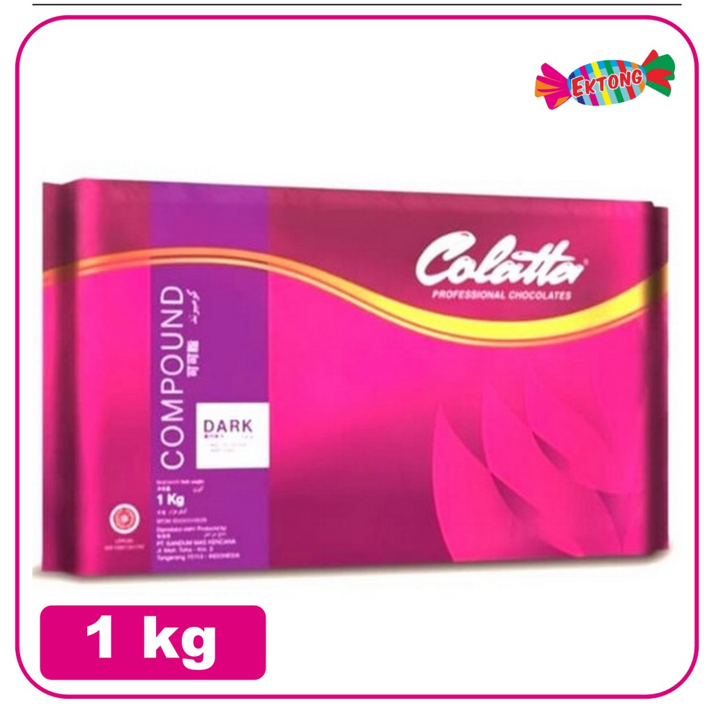 Jual COLLATA CHOCOLATES DARK COMPOUND 1 KG | Shopee Indonesia