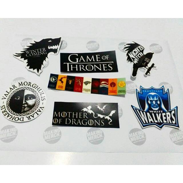 Jual STICKER VINIL MOVIE/TV SERIES / GAME OF TURONES / GOT / | Shopee ...
