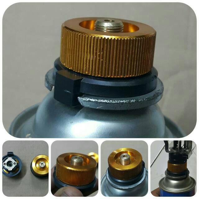 Jual Adapter gas / adaptor gas kaleng / adapter refill camping portable ...