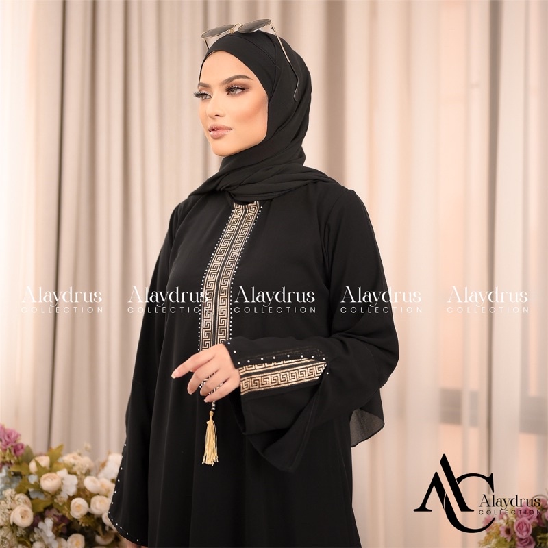 Jual Alaydrus Collection Abaya Hitam Turkey Heidy Gamis Syari Muslimah ...