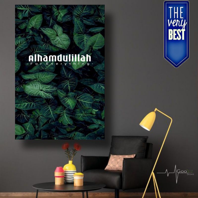 Jual HIASAN DINDING POSTER KAYU ISLAMI | Shopee Indonesia