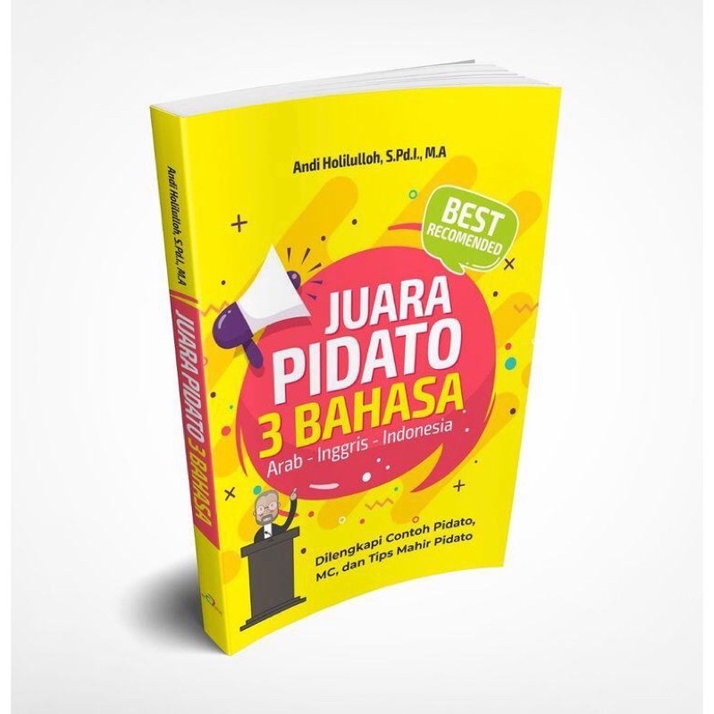 Jual BUKU JUARA PIDATO 3 BAHASA ARAB INGGRIS INDONESIA DILENGKAPI ...