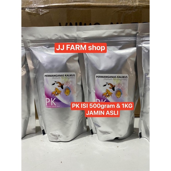 Jual PK KHUSUS OBAT IKAN HIAS 1KG & 500GR permanganas kalikus kalium ...