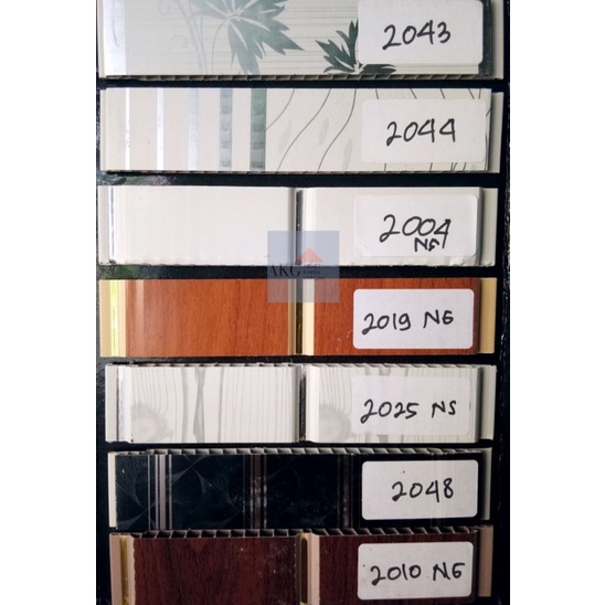 Jual Plafon PVC / Plavon PVC genius ketebalan 8mm aneka motif (harga ...