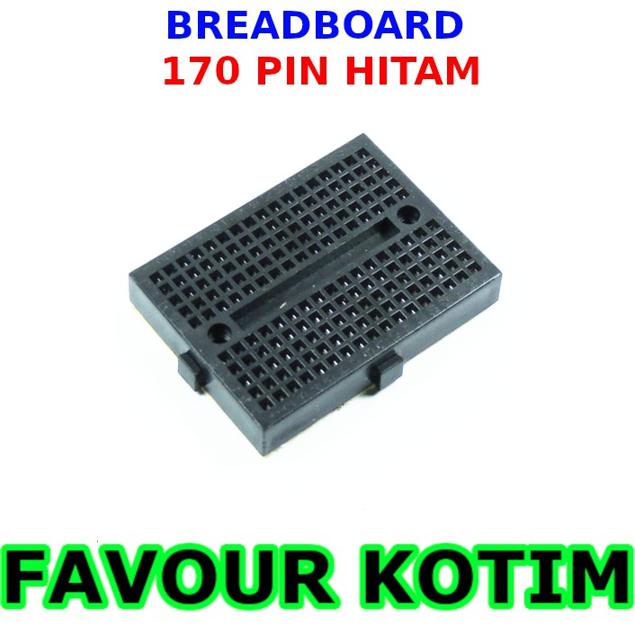 Jual BREADBOARD SYB-170 MINI SOLDERLESS 170 170P HITAM BLACK FVKOTIM ...
