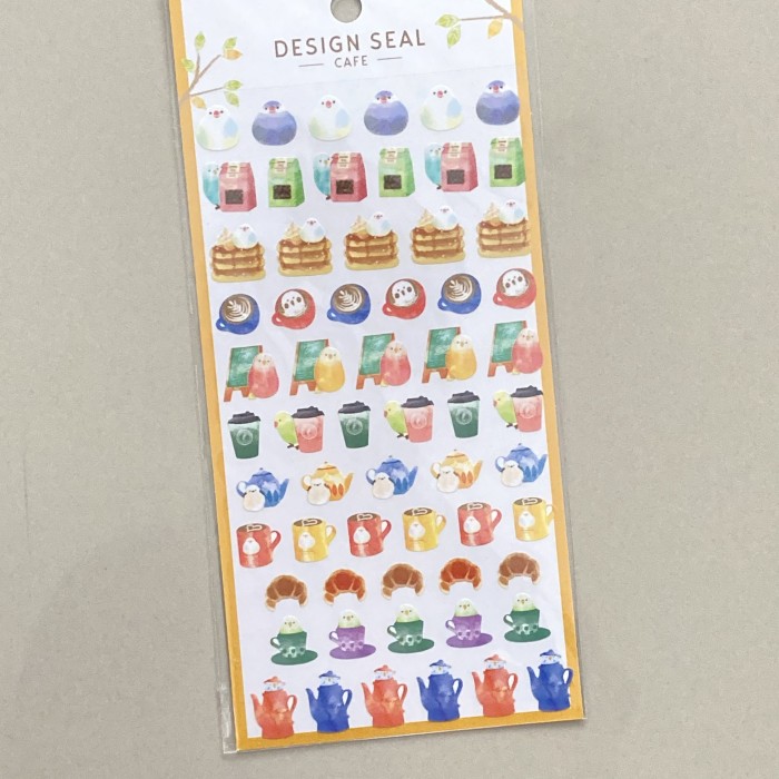 Jual sticker daiso jepang bird cafe | Shopee Indonesia
