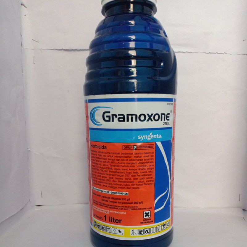 Jual Gramaxone 276 SL obat rumput herbisida isi 1 liter gramoxone ...