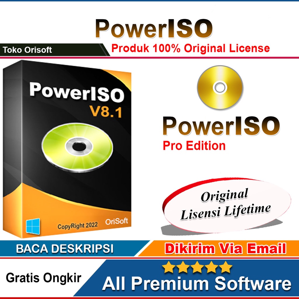 Jual Lisensi Power ISO v8.7 Terbaru 2024 Lifetime Full Version | Shopee Indonesia