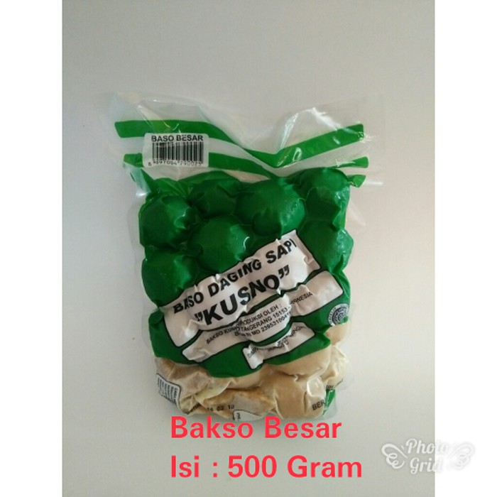 Jual Bakso Sapi Besar Daging Sapi Pak Kusno 500 Gram | Shopee Indonesia