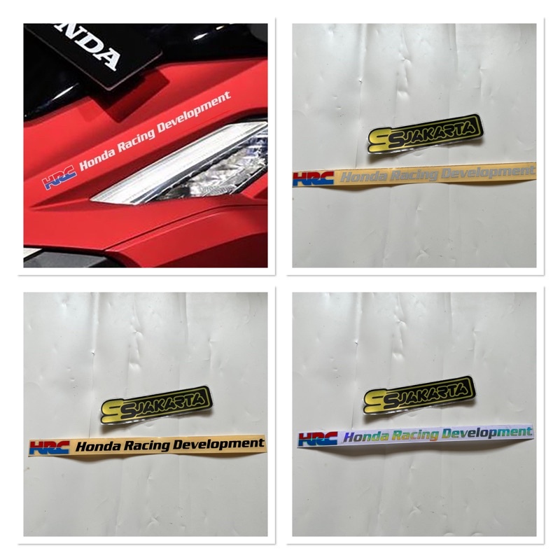 Jual STIKER STICKER HRC HONDA RACING DEVELOPMENT CUTTING | Shopee Indonesia