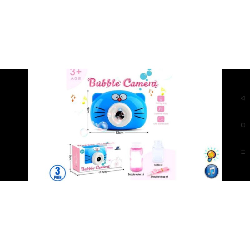 Jual Mainan Bubble camera karakter bersuara dan lampu | Shopee Indonesia