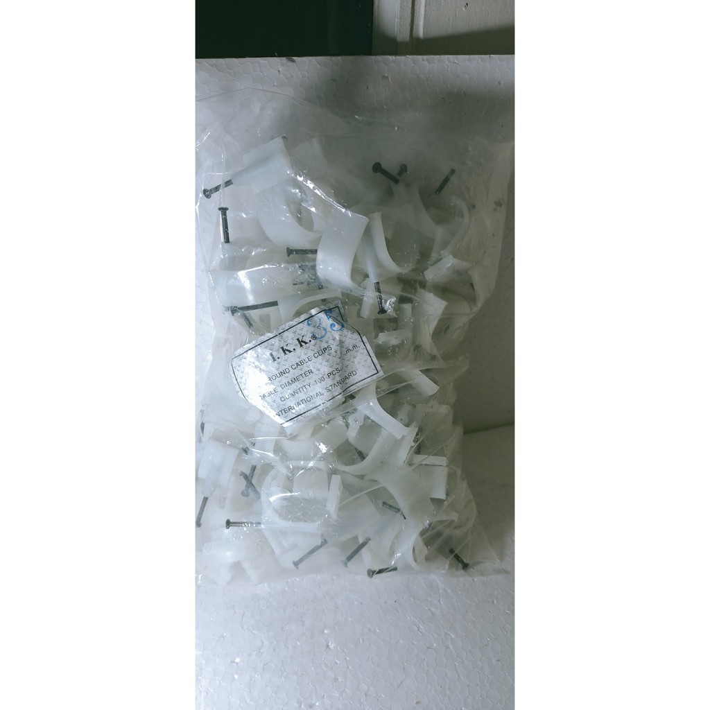 Jual Paku Klem Pipa Kabel AC ukuran 35 isi 100 pcs | Shopee Indonesia