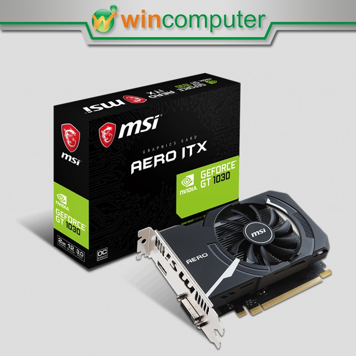 Jual MSI Geforce GT 1030 Aero ITX 4G OC GT1030 4GB DDR4 | Shopee Indonesia