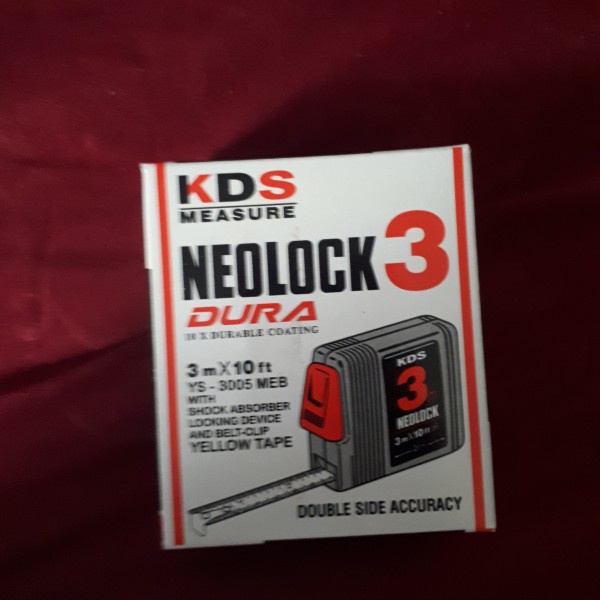 Jual KDS METERAN 3 METER NEOLOCK ORIGINAL JEPANG - MEASURING TAPE JAPAN ...